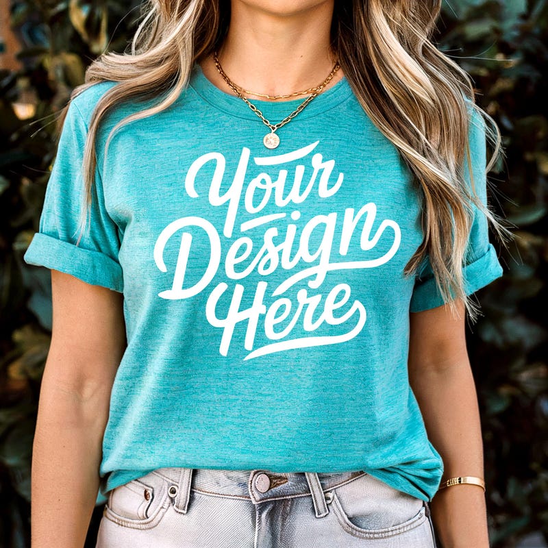 Turquoise Blue Tshirts - Etsy
