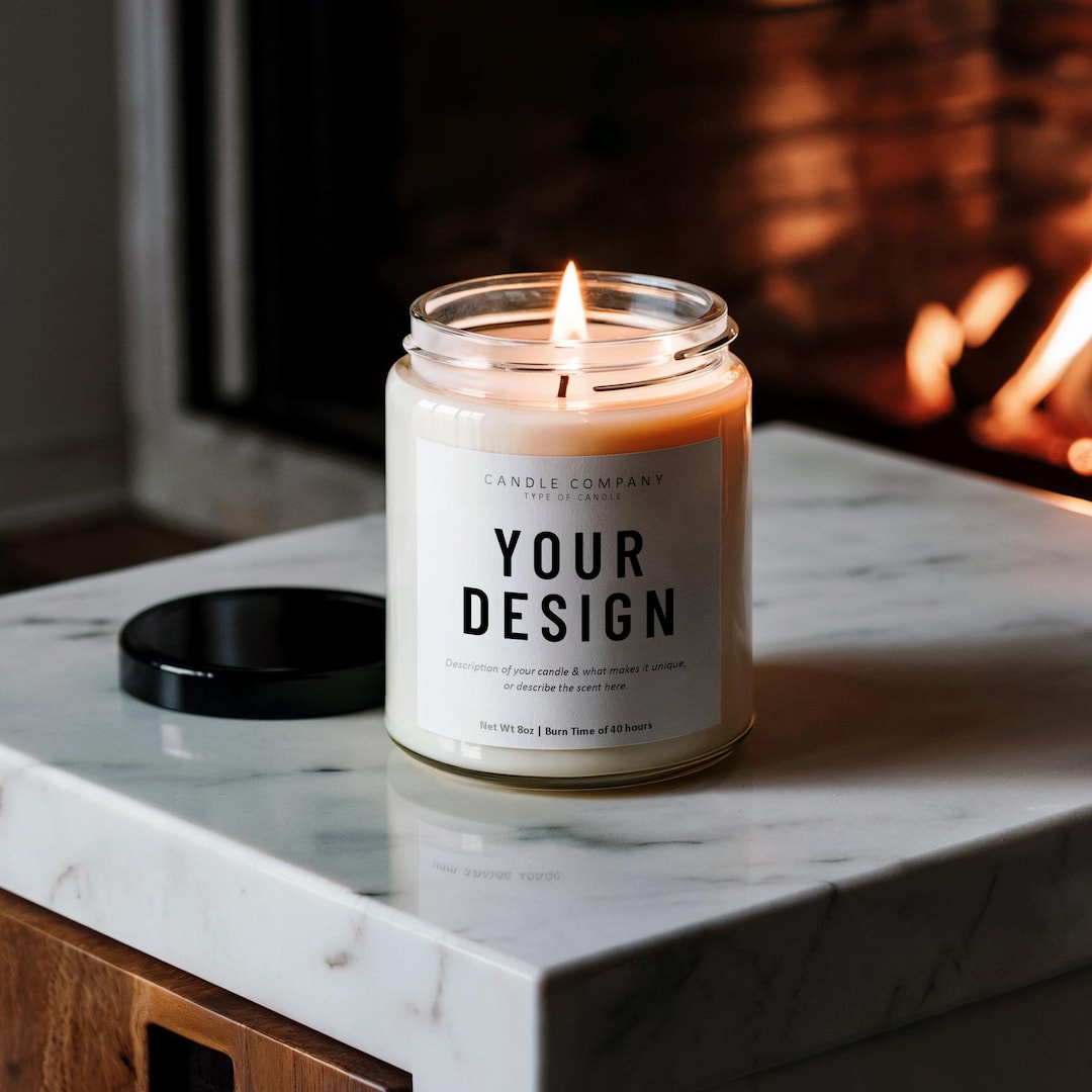 Printify Candle Mockup, Soy Candle Mockup, Custom Candle Mockup, Candle ...