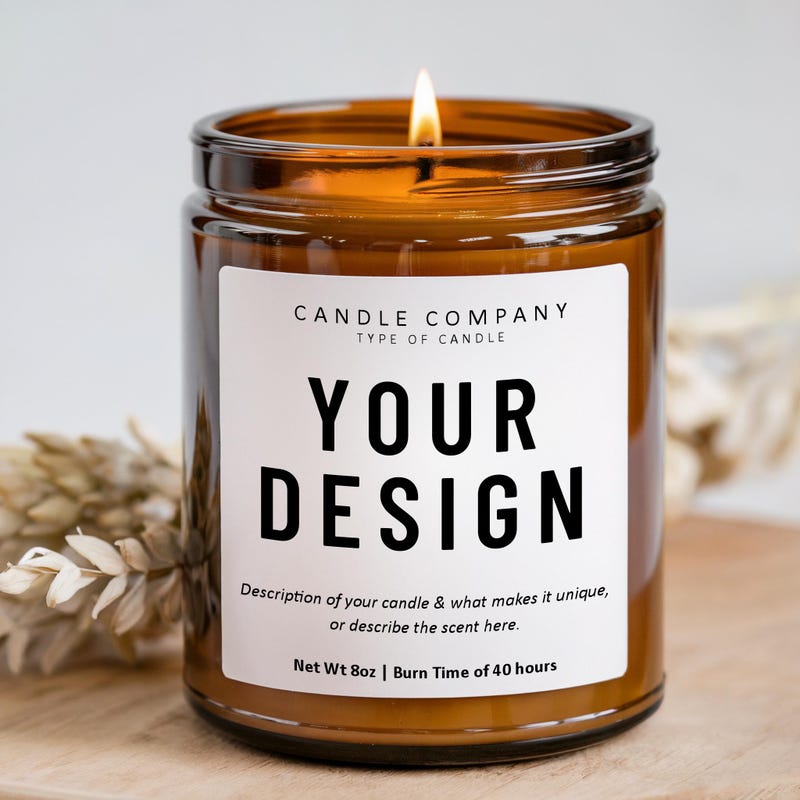 Amber Jars Labels - Etsy