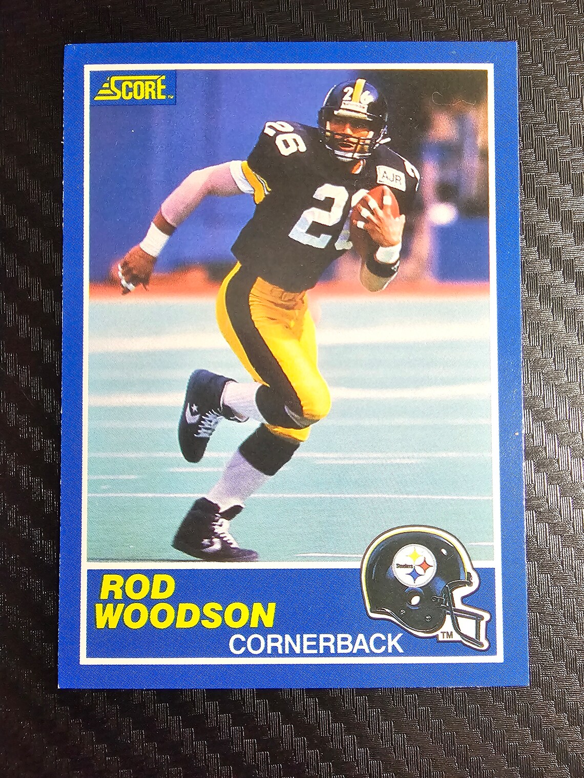 Pittsburgh Steelers Hall of Famer 1989 Score Rod Woodson Rookie Card ...