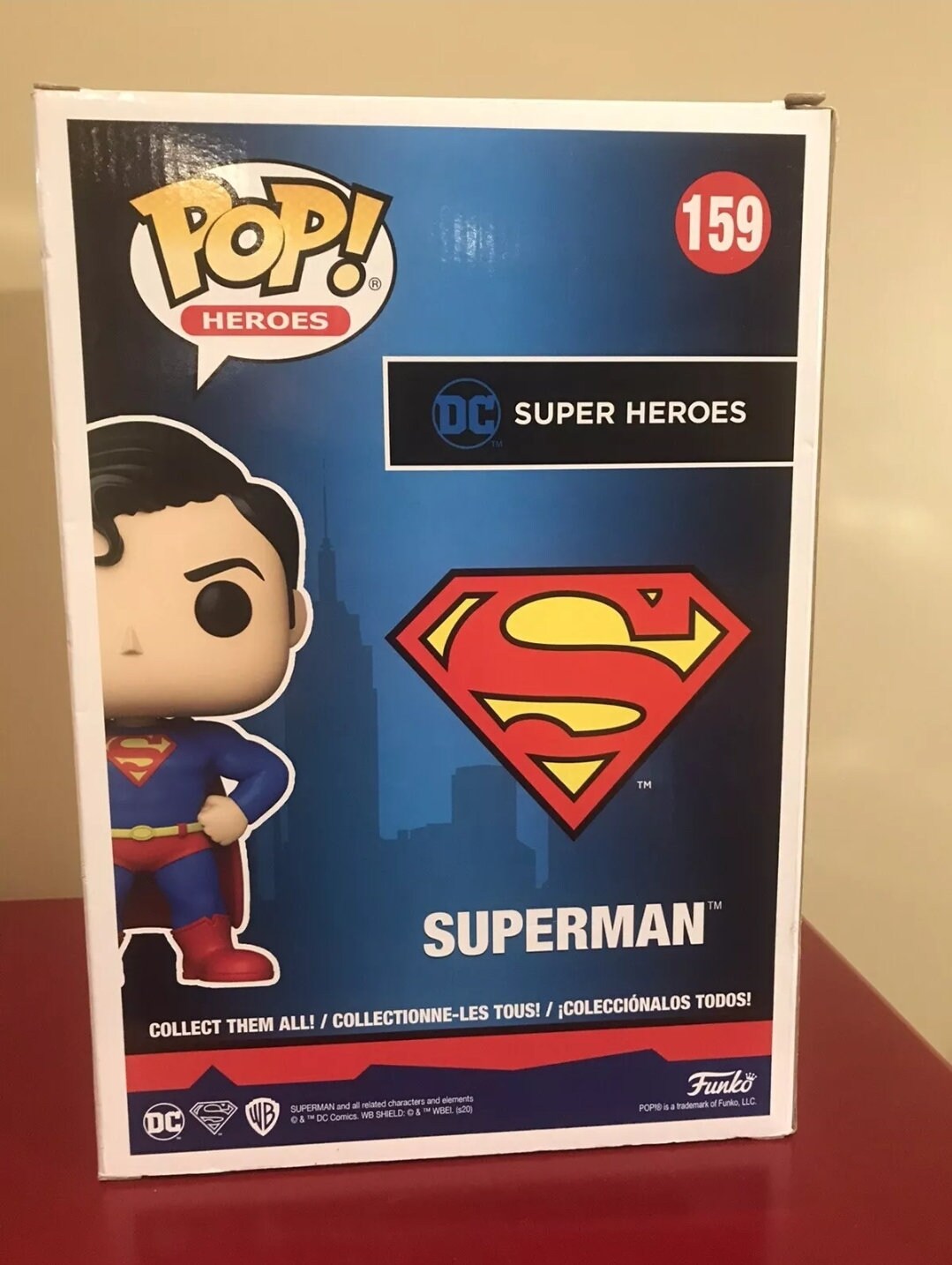 Funko Pop Superman 10 Inch 159 Walmart Exclusive DC - Etsy
