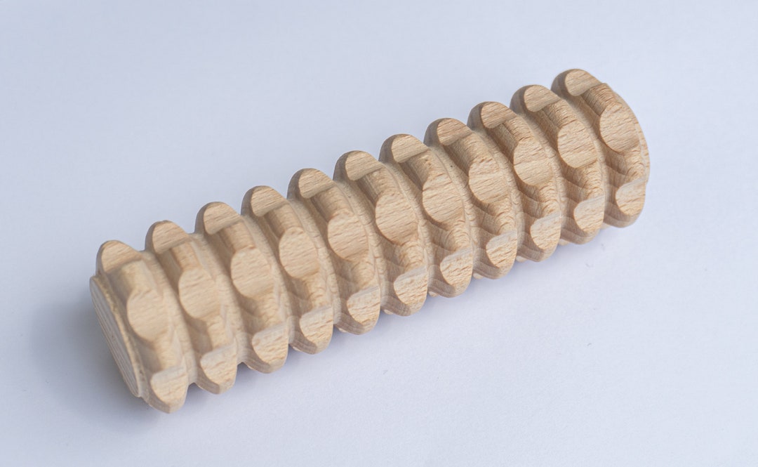 Handcrafted Wooden Massage Roller - Natural Pain Relief and Eco ...