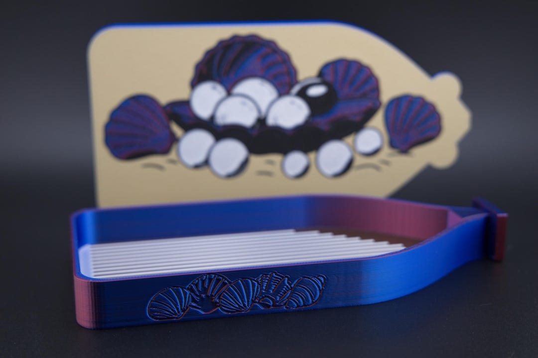 Mermaid Treasure Tray: Seashell Diamond Painting, 3d-printed PLA - Etsy