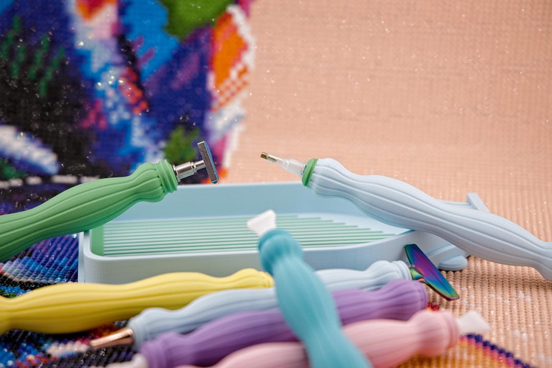 3D Printed Diamond Painting Scepter: Coastal Charm Fidget Craft Tool - Etsy