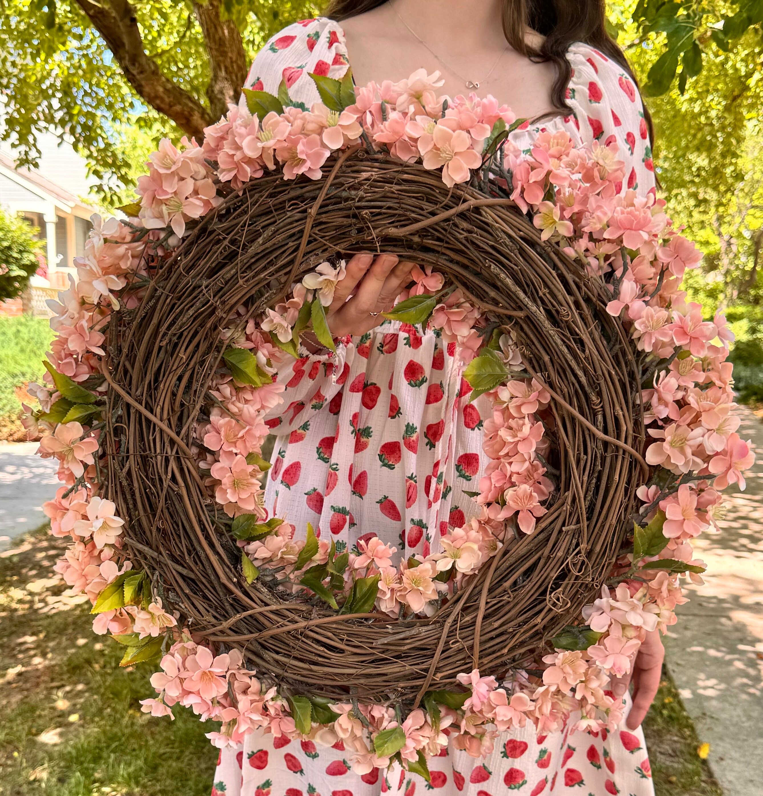 Apple Blossom Wreath - Etsy