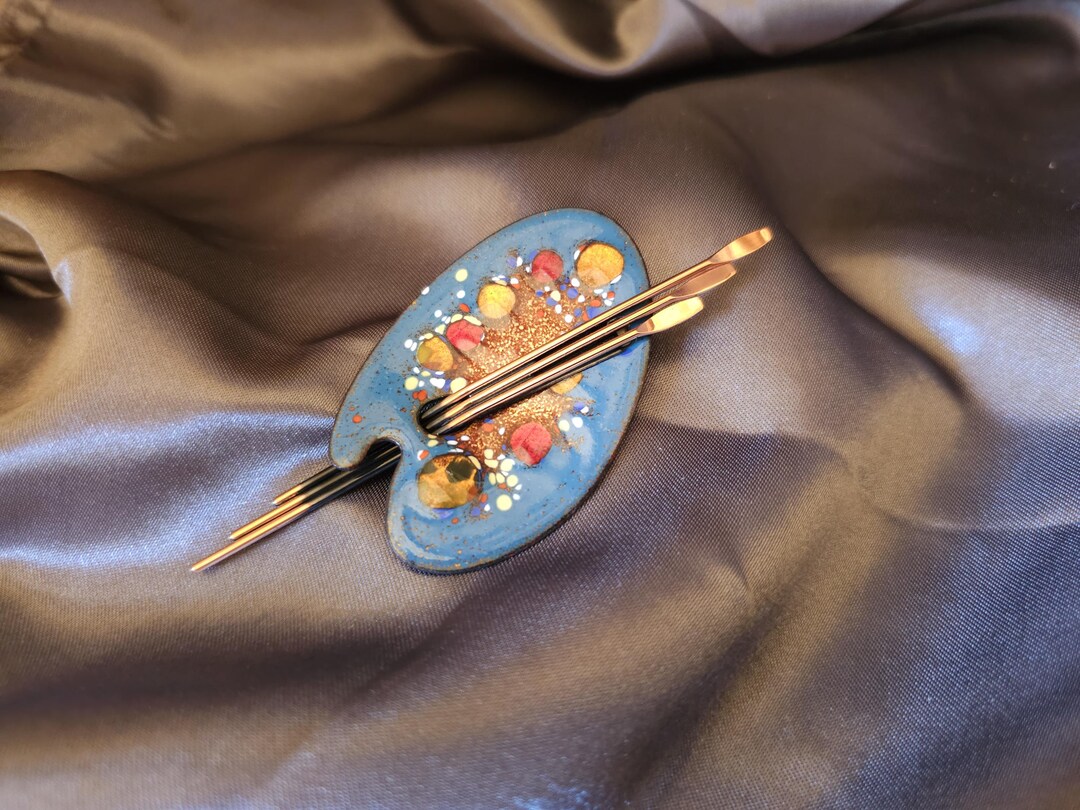 Matisse Palette With Brushes Brooch - Etsy