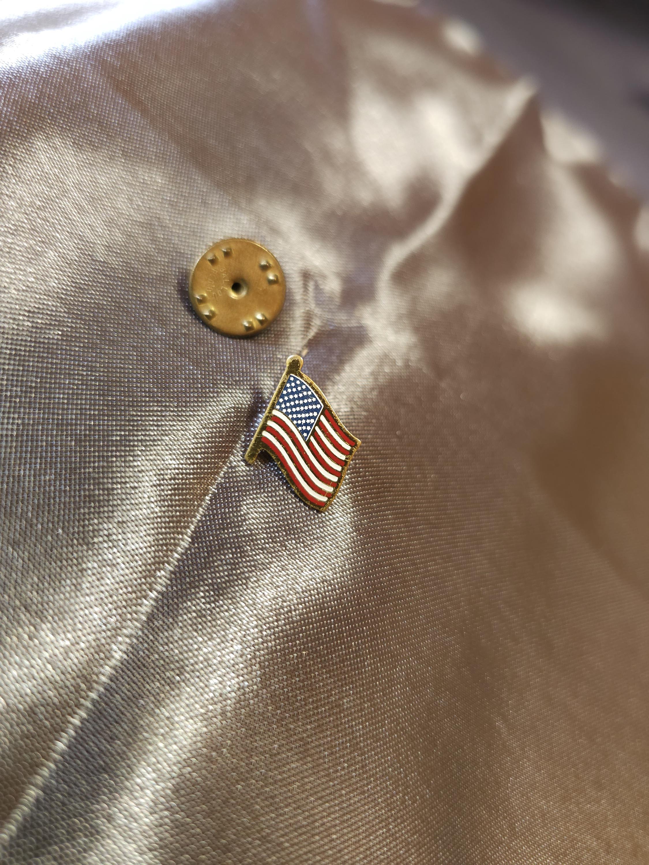 Ballou Reg'd American Flag Vintage Pin / Tie Tack - Etsy