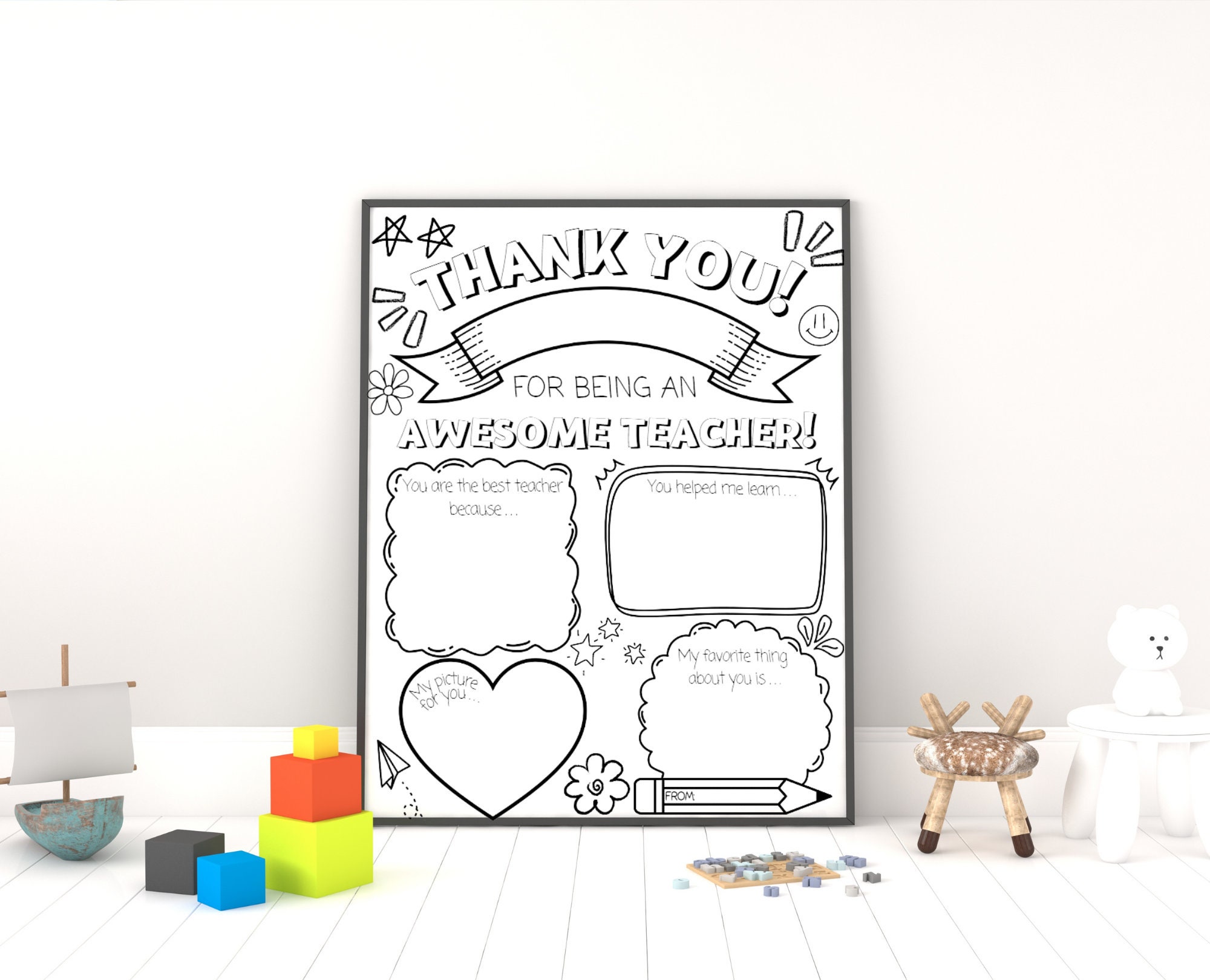 Teacher Appreciation Gift, Printable Teacher Appreciation Week Gift ...