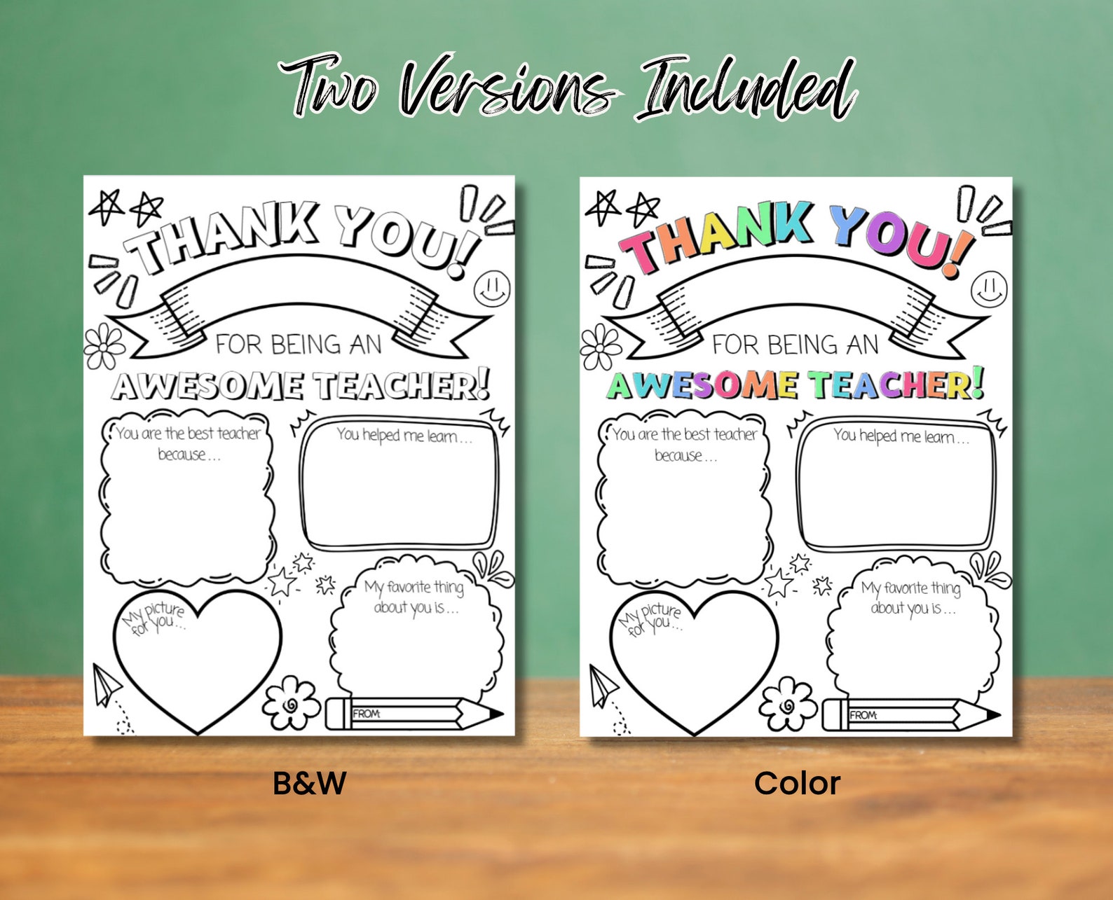 Teacher Appreciation Gift, Printable Teacher Appreciation Week Gift ...