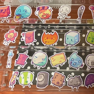 2" Battle for Dream Island (BFDI) Stickers! - Etsy