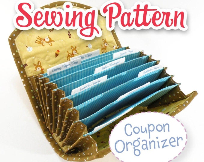 PDF SEWING PATTERN Coupon / Expense Organizer - Etsy