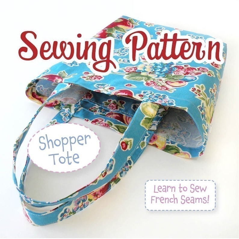 SEWING PATTERN Tote Bag Digital Download - Etsy