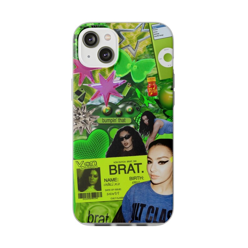 Charlie XCX Brat Summer Inspired Phonecase iPhone 12, 13, 14, 15 ...