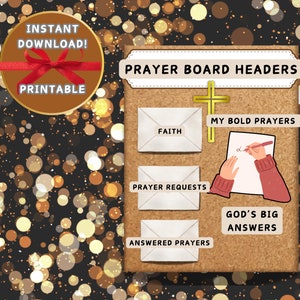 Digital Prayer Board Headers | Prayer Boards | Digital Download - Etsy
