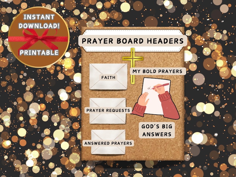 Digital Prayer Board Headers | Prayer Boards | Digital Download - Etsy