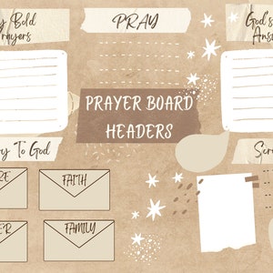 Digital Prayer Board Headers Prayer Boards Digital Download - Etsy