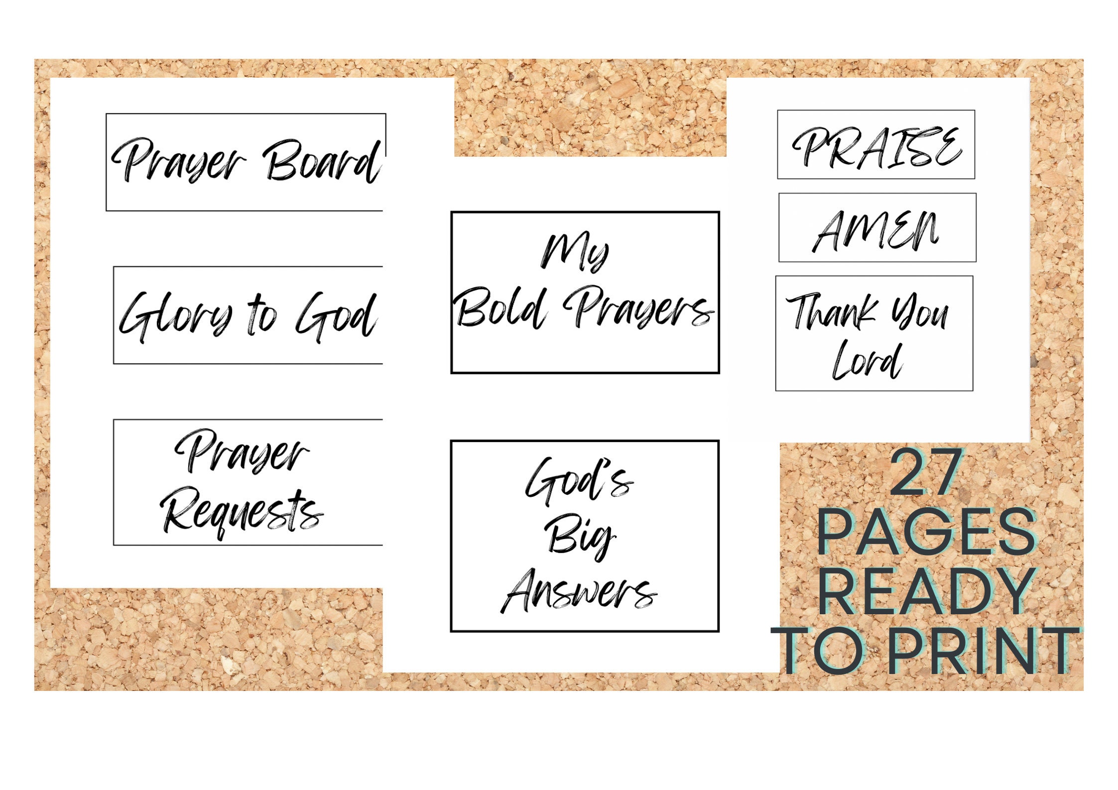 Digital Prayer Board Headers Prayer Boards Digital Download - Etsy