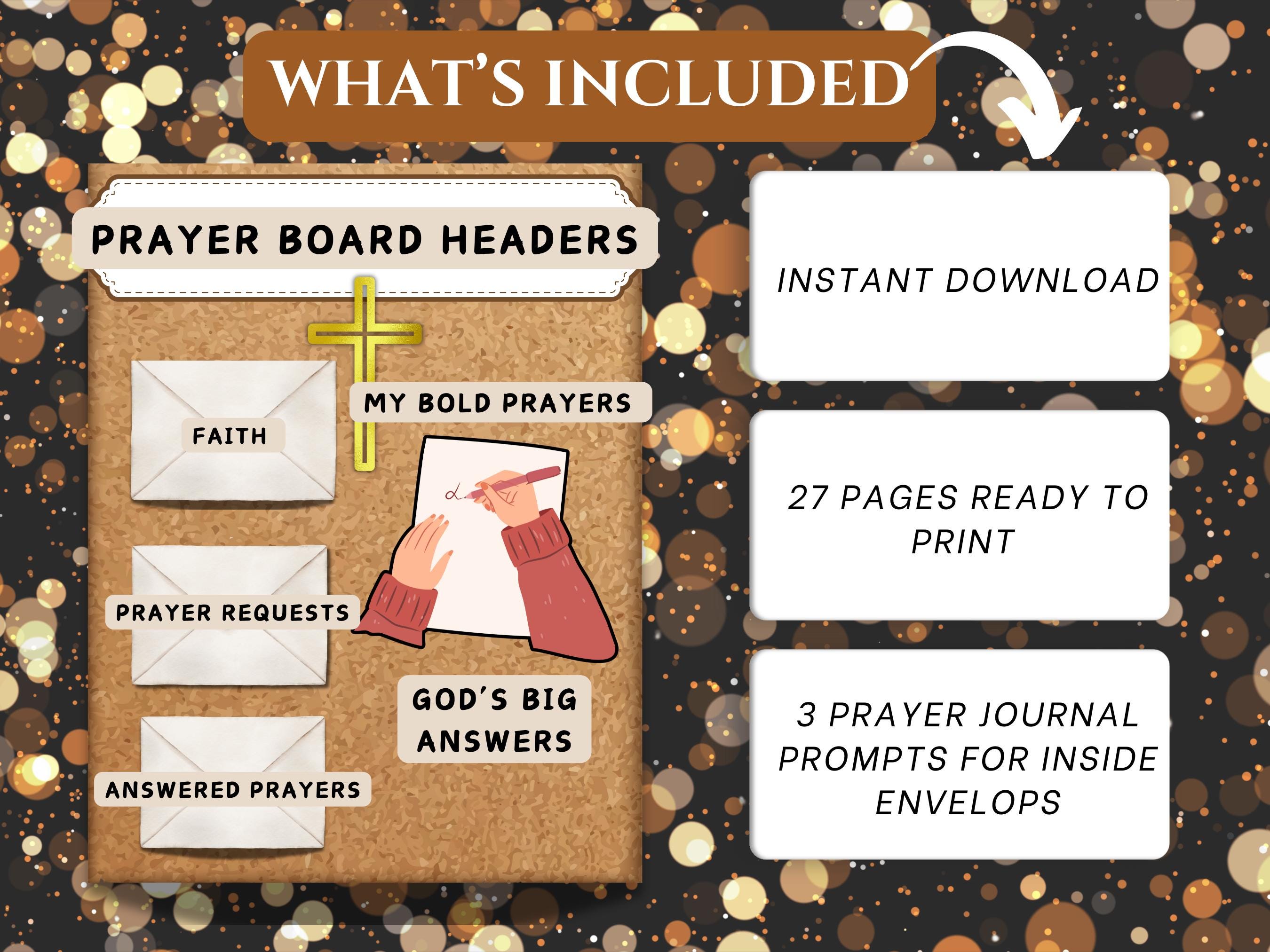 Digital Prayer Board Headers | Prayer Boards | Digital Download - Etsy