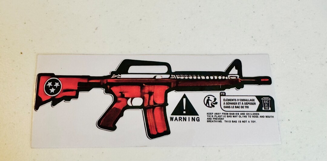 Tennessee Tristar AR-15 Gun Vinyl Decal Sticker - Etsy