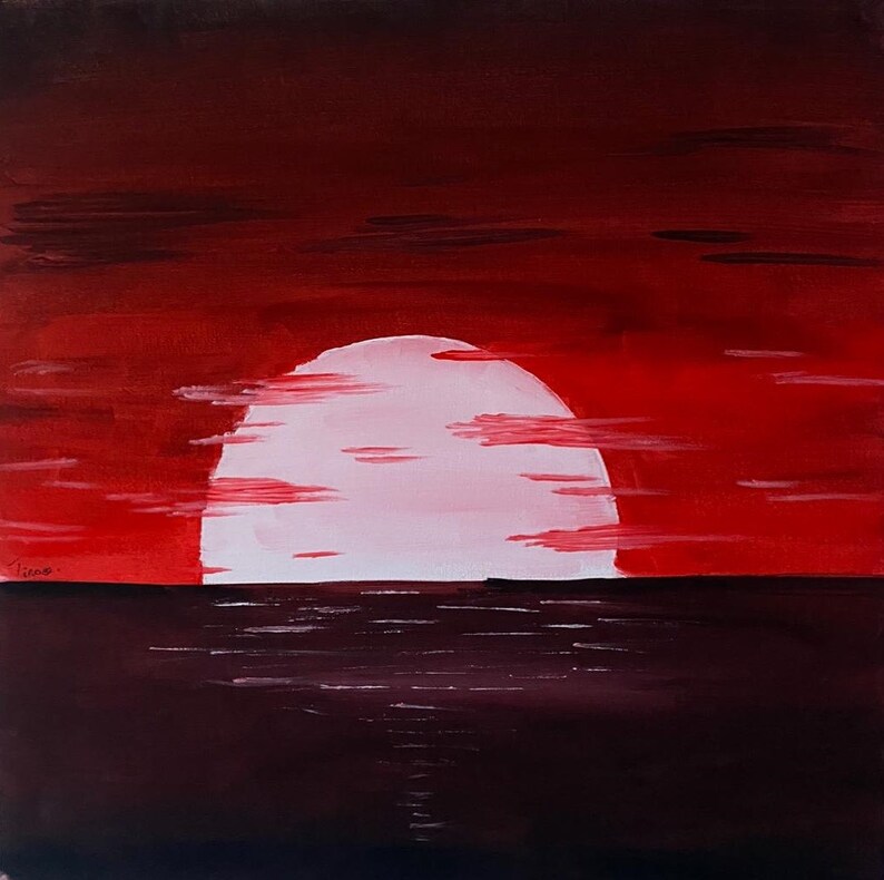 Sunset Painting - Etsy