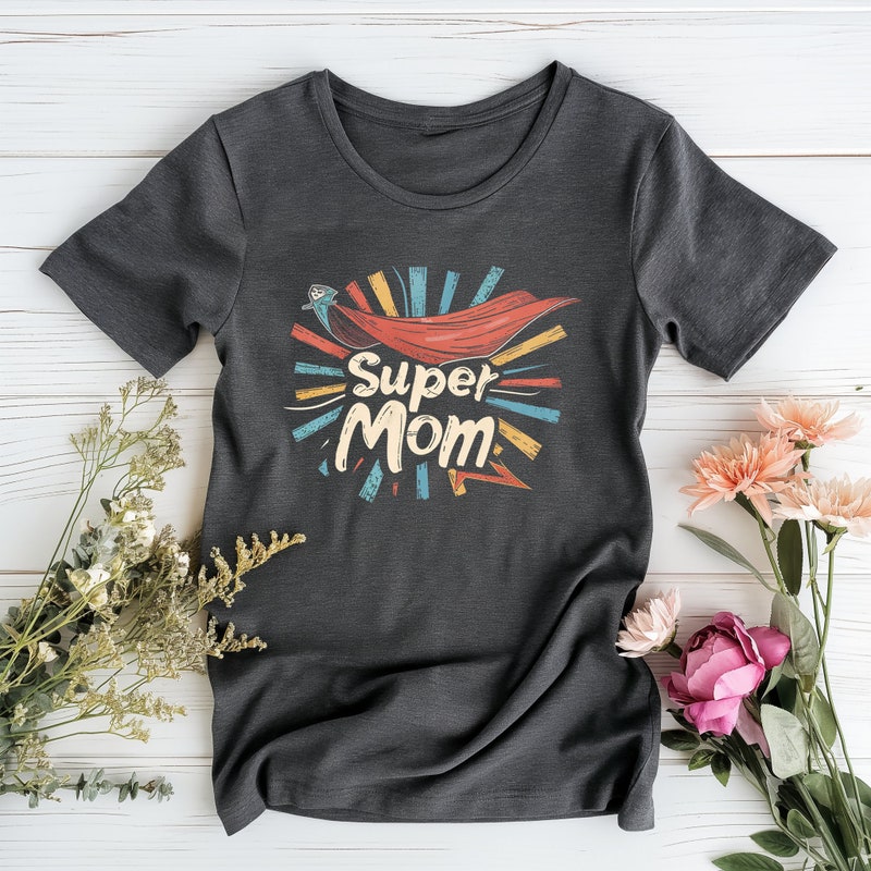 Super Mom T Shirt - Etsy