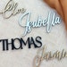 Modern Wedding Name Plate Setting Acrylic Wedding Name Place Card ...