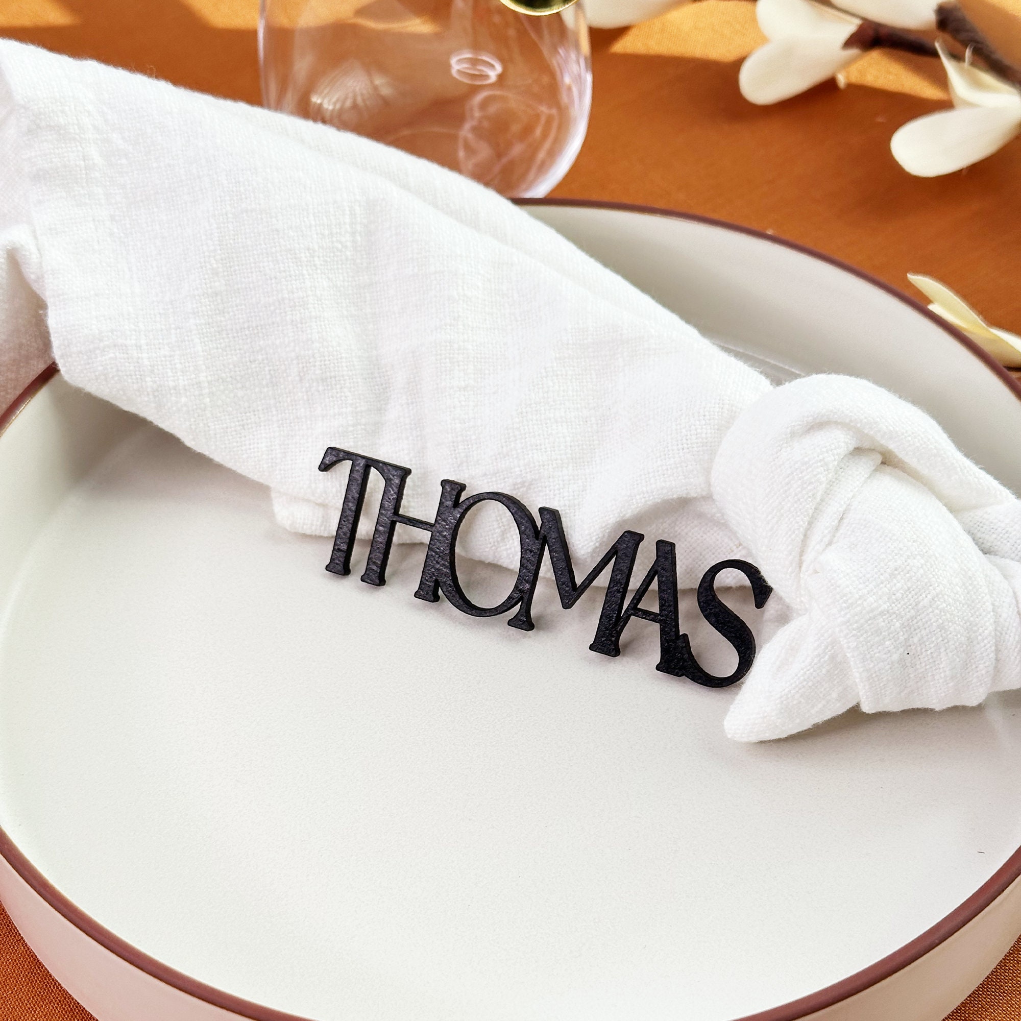 Name Plate Wedding Name Plate Wooden Setting Wedding Name Place Card ...