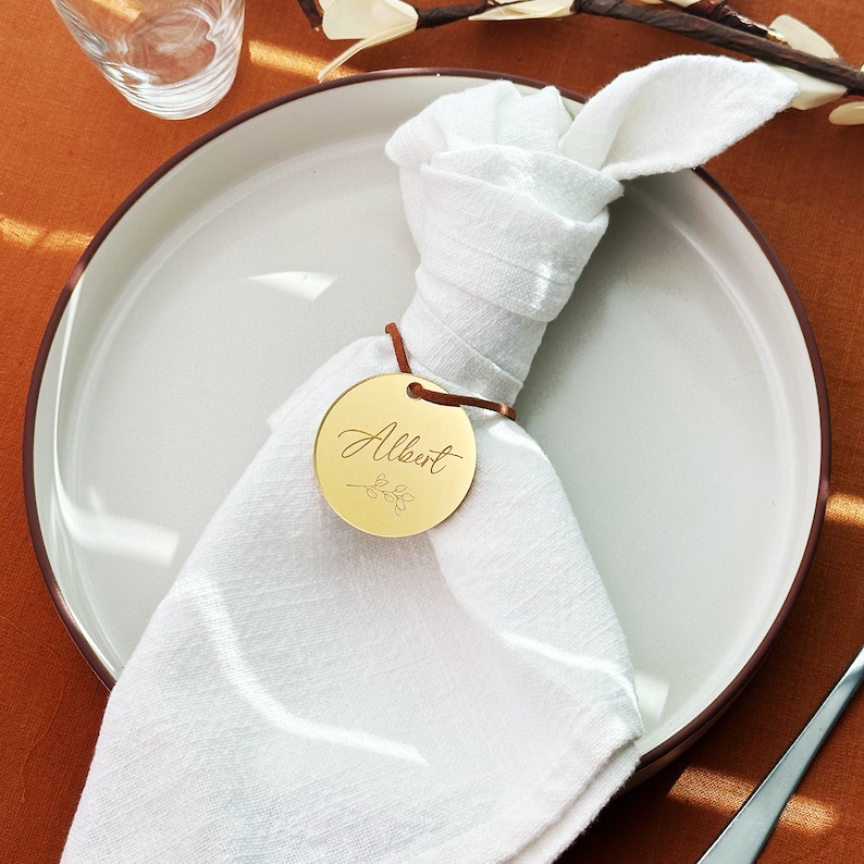 Modern Wedding Name Plate Setting Acrylic Wedding Name Place Card ...