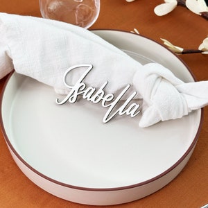 Name Plate Wedding Name Plate Wooden Setting Wedding Name Place Card ...