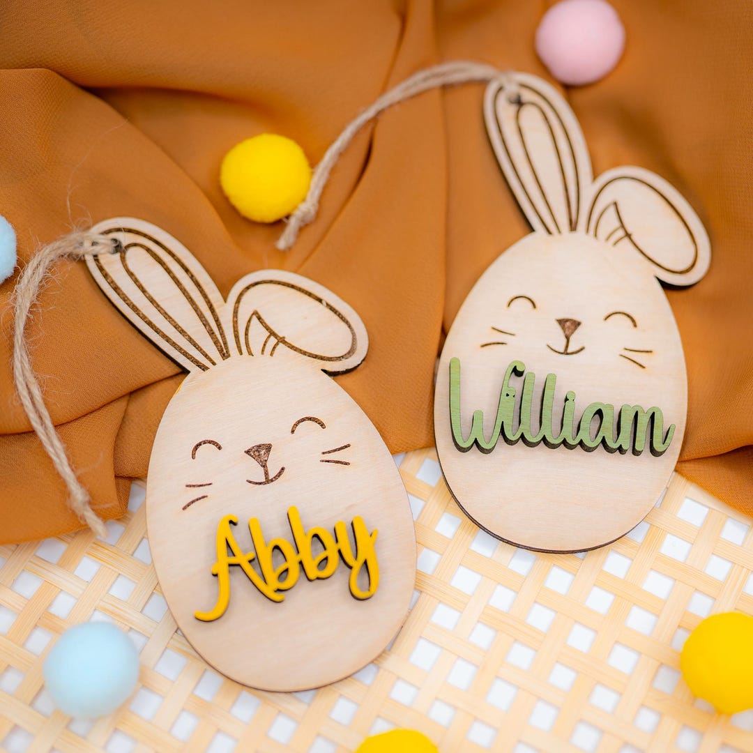 Personalized Easter Basket Name Tag Personalized Easter Gift Tag ...