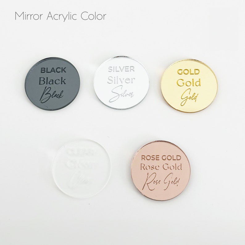 Personalized Drink Tags Acrylic Champagne Toppers Wine Charm Custom ...