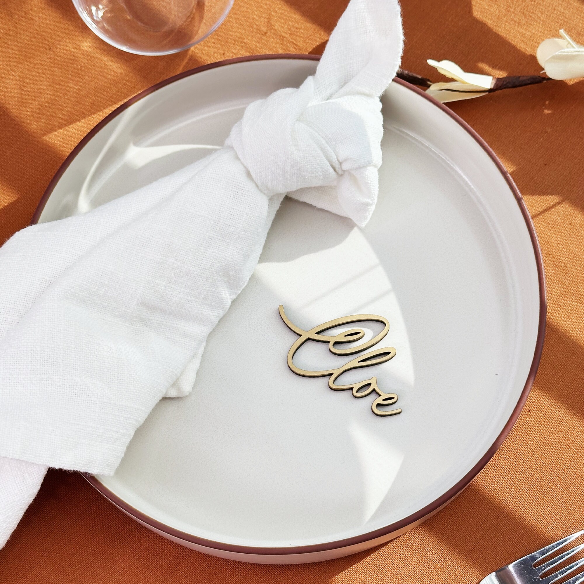 Name Plate Wedding Name Plate Wooden Setting Wedding Name Place Card ...