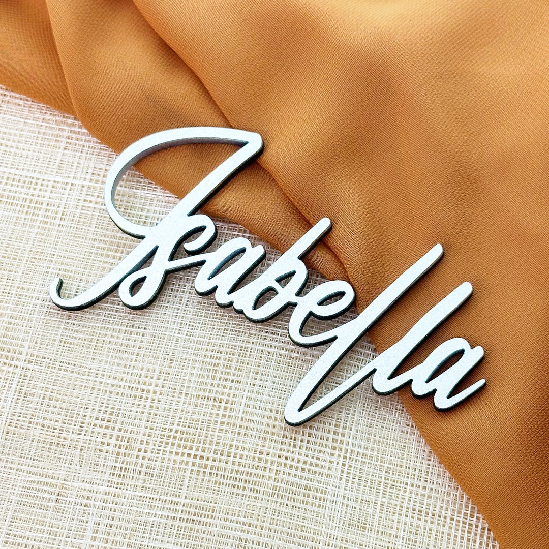 Name Plate Wedding Name Plate Wooden Setting Wedding Name Place Card ...