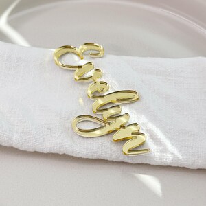 Modern Wedding Name Plate Setting Acrylic Wedding Name Place Card ...