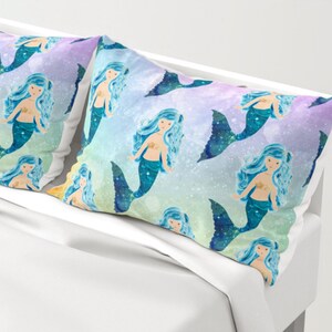 Mermaid Bedding Comforter Set or Duvet Cover Twin, Full, Queen, King ...