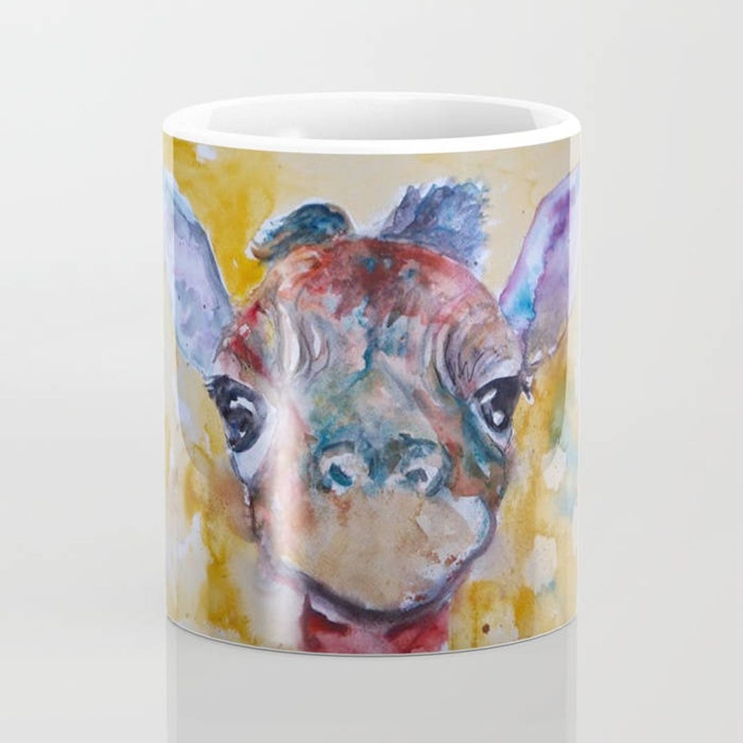 Giraffe Mug Baby Giraffe Safari Girlfriend Gift Giraffe Cup Giraffe ...