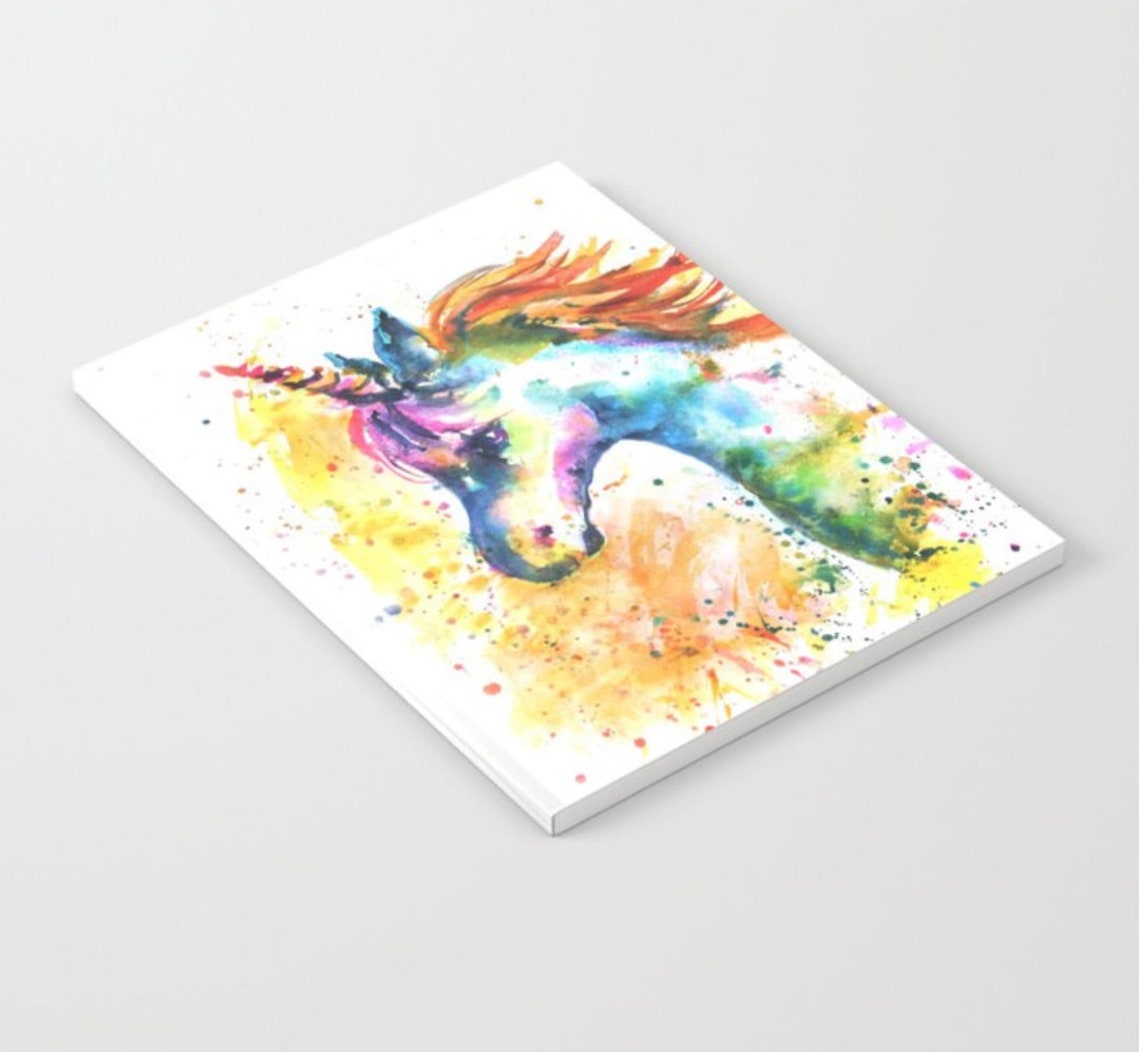 Unicorn Journal Unicorn Notebook Unicorn Gift College Notebook - Etsy