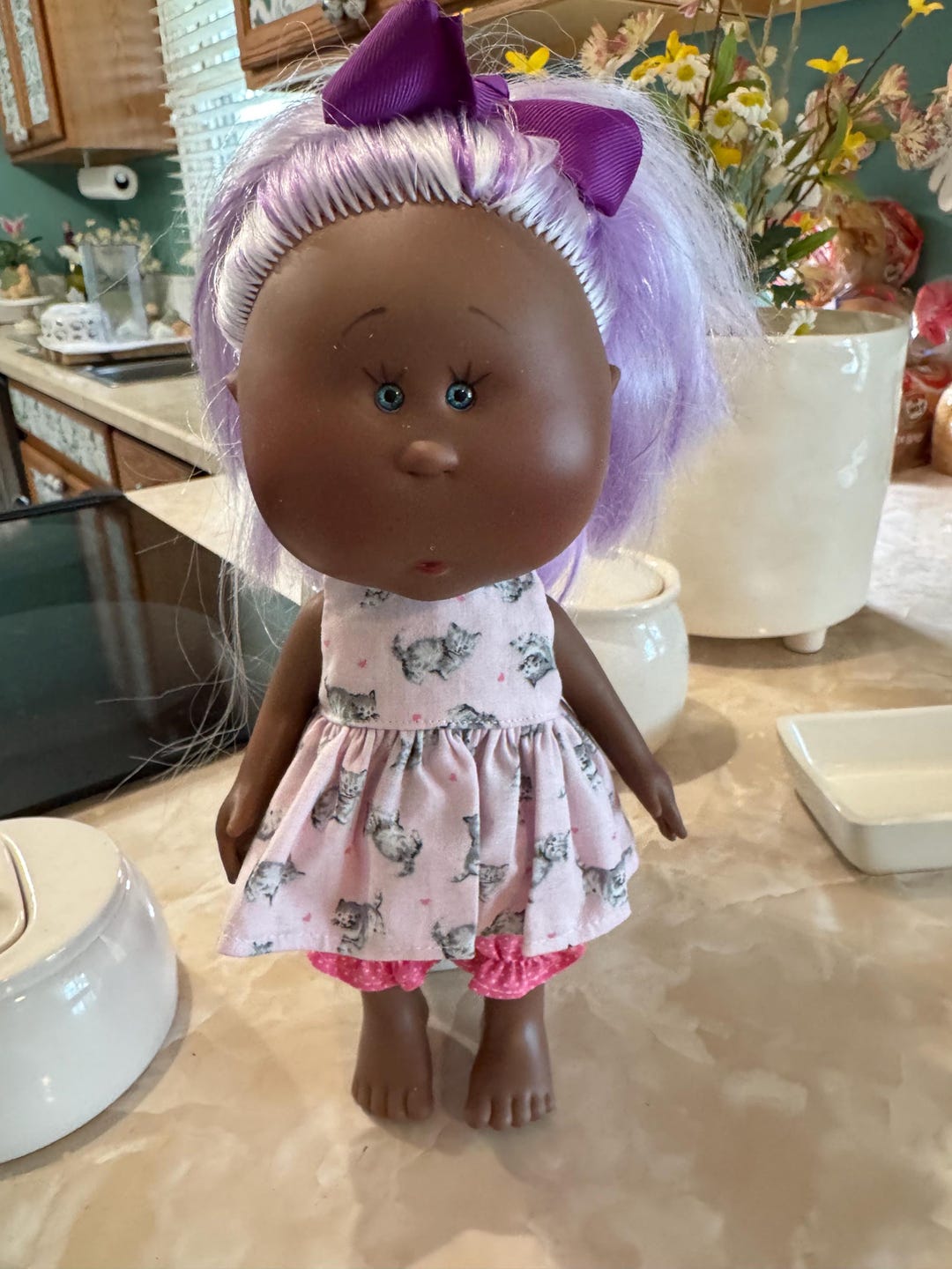 Nines Odniel Purple Hair Doll - Etsy