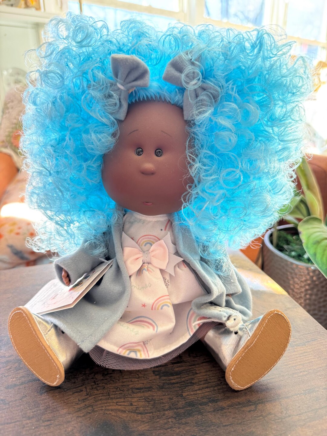 Nines Odniel MIA Doll Blue Afro Hair - Etsy