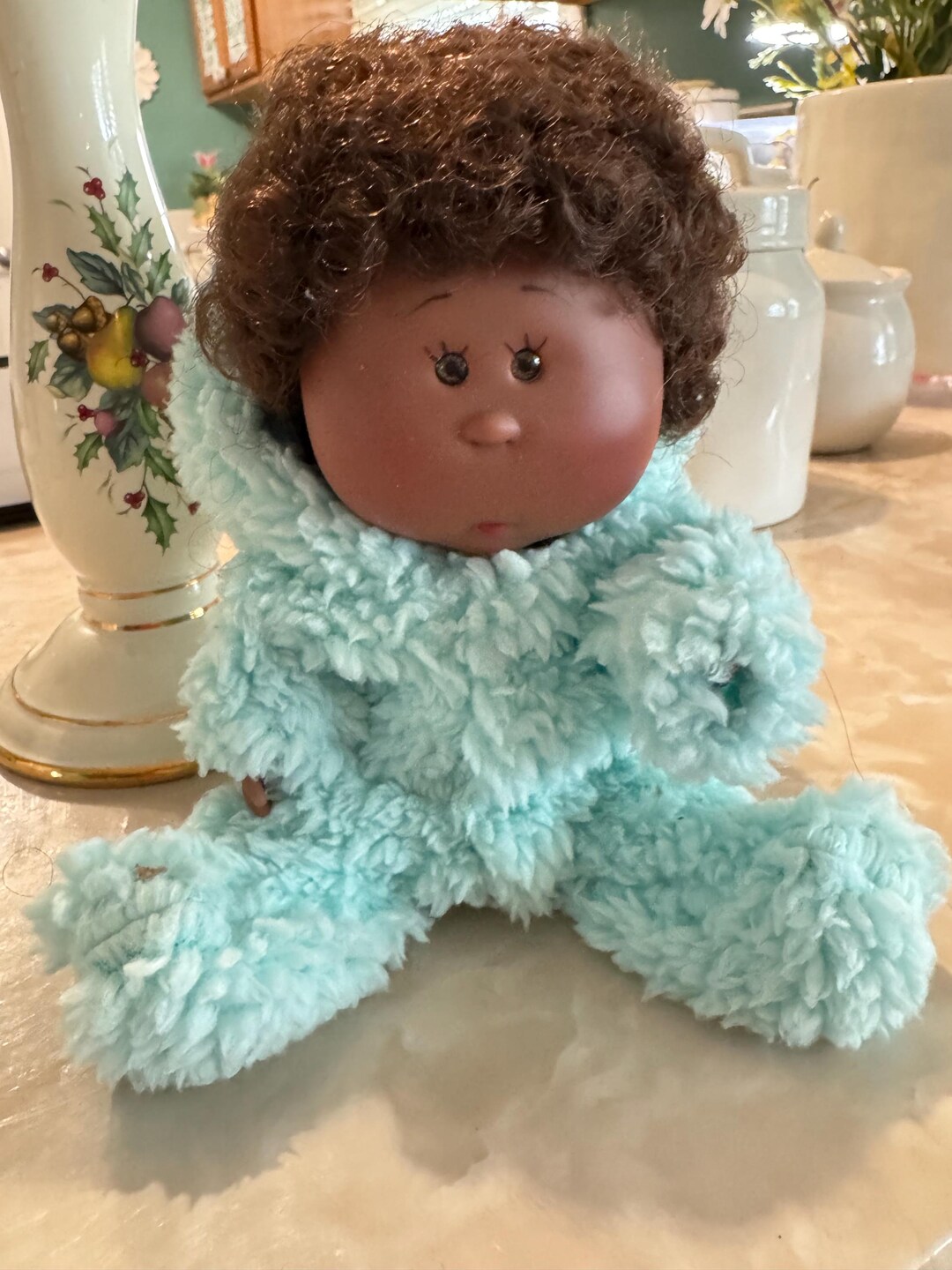 Nines Odniel Brown Curly Hair Doll - Etsy