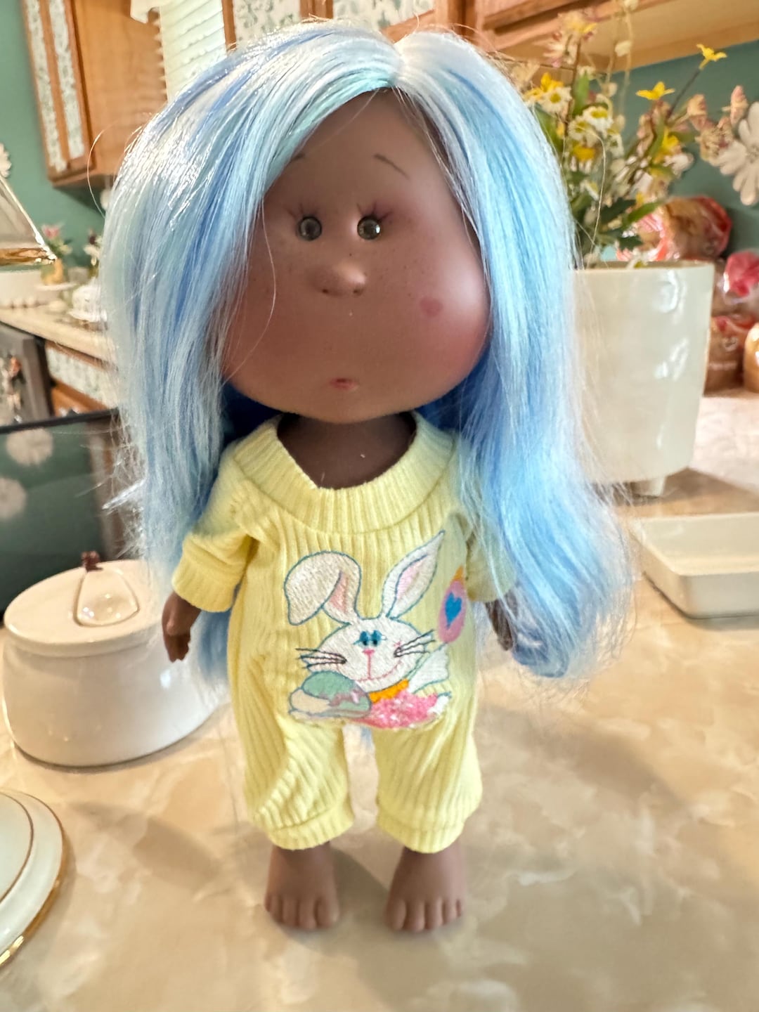 Nines Odniel MIA Doll Powder Blue Hair - Etsy