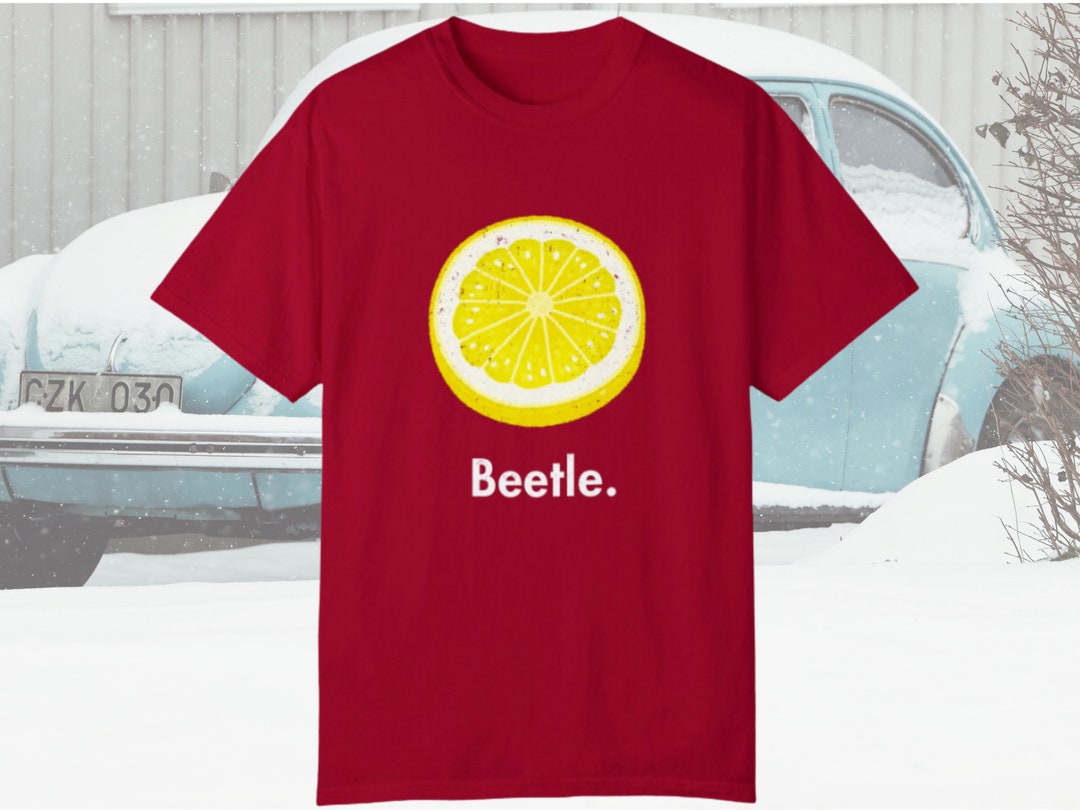 VW Beetle 'lemon' Ad T-shirt: Comfort Colors Classic Car Tee - Etsy