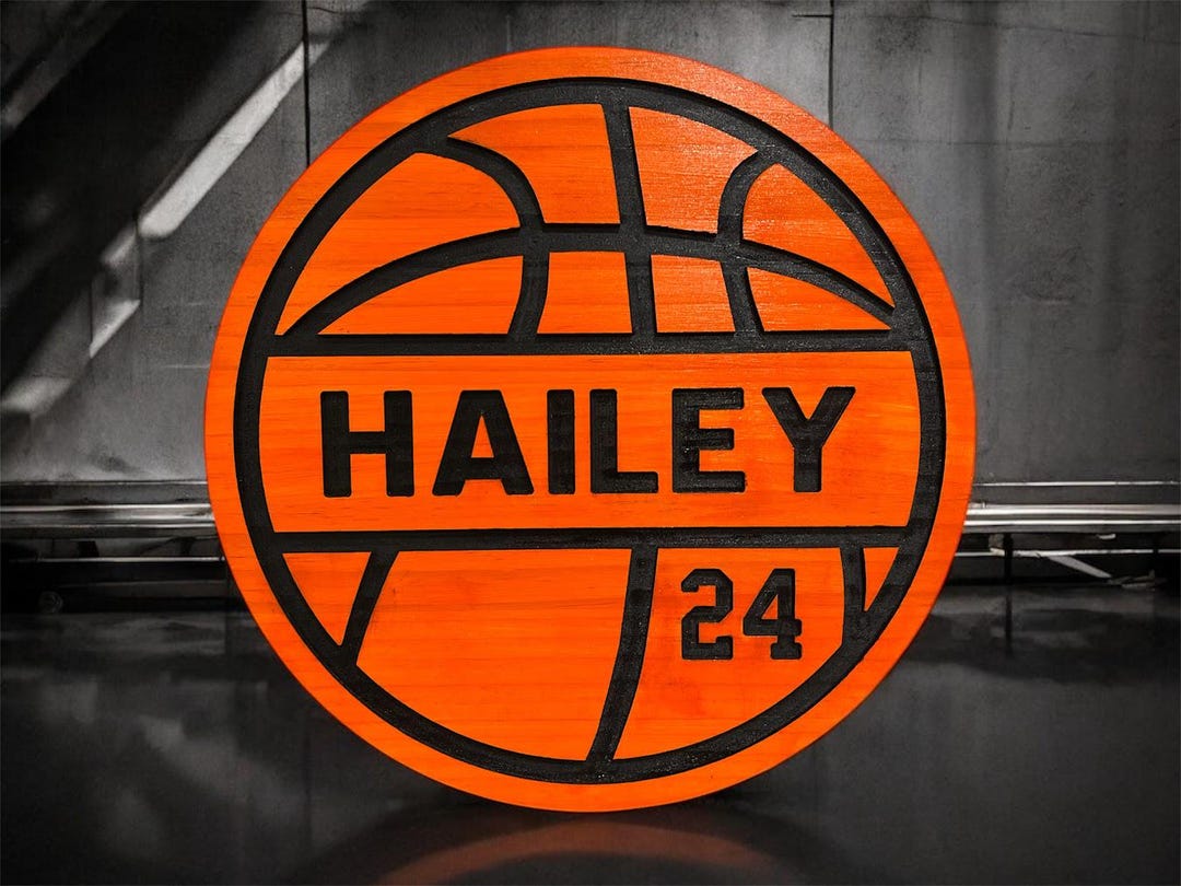 Personalized Basketball Sign | Custom Basketball Player Sign ...