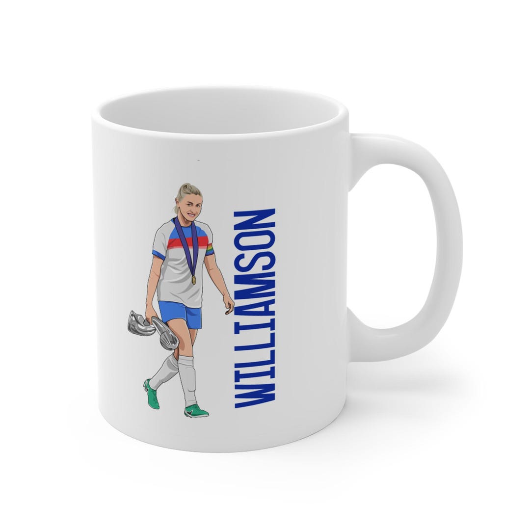 Leah Williamson Mug – England Lionesses Euro 2025 Champions (11oz ...