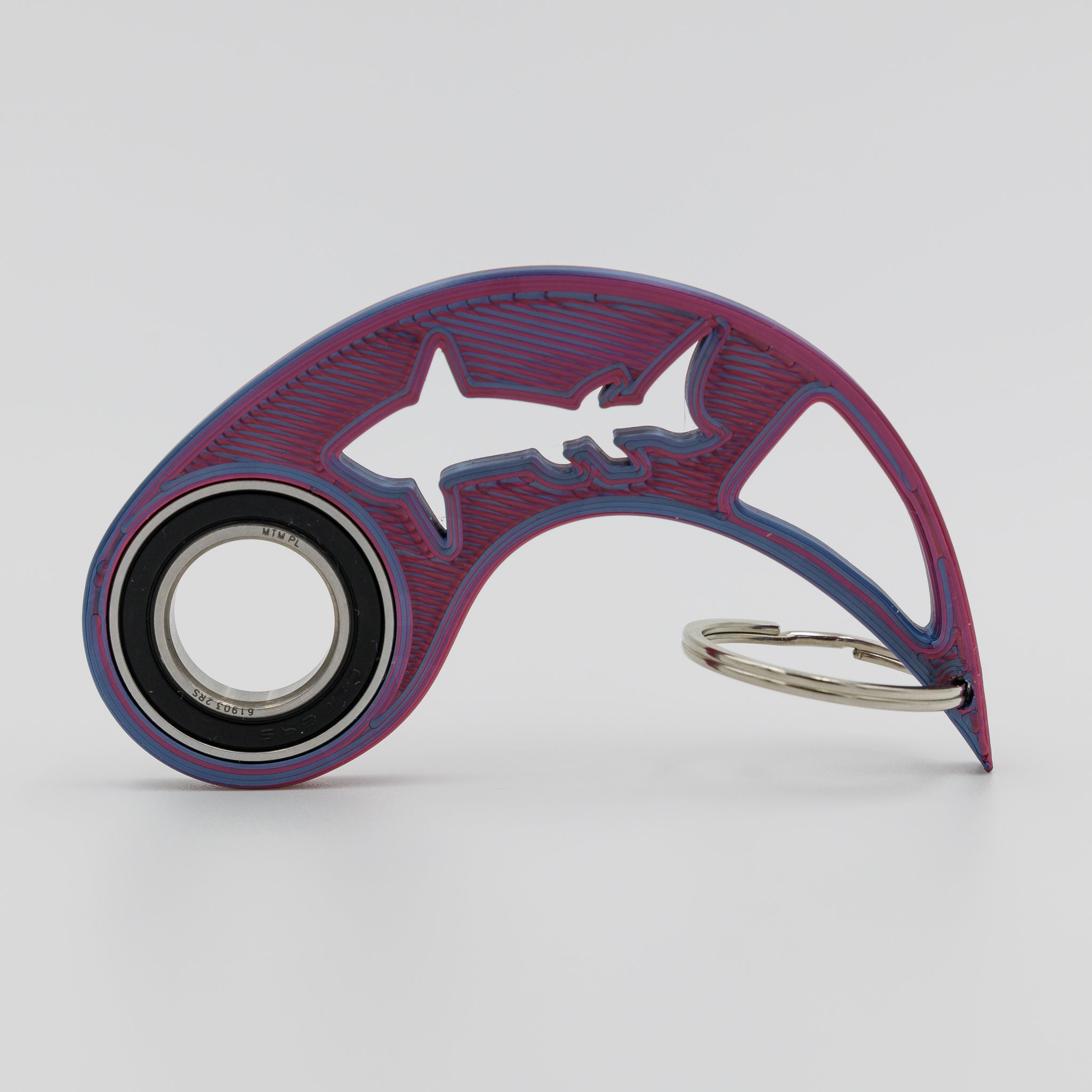 Keyrambit MIDNIGHTCITY Keyspinner With Shark MIDNIGHTCITY Keyspinner ...
