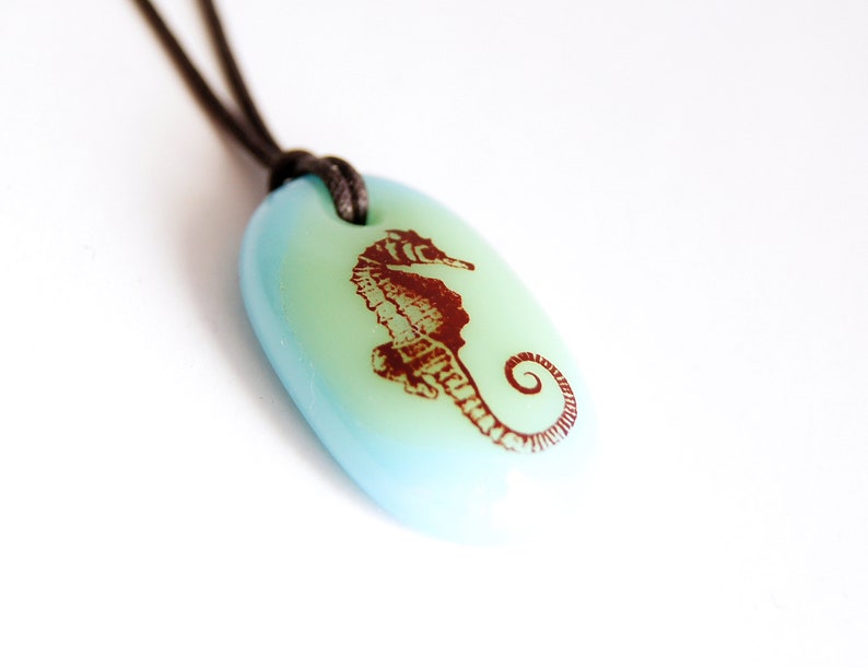 Seahorse Necklace Ocean Jewelry Marine Creature Nautical Sea - Etsy
