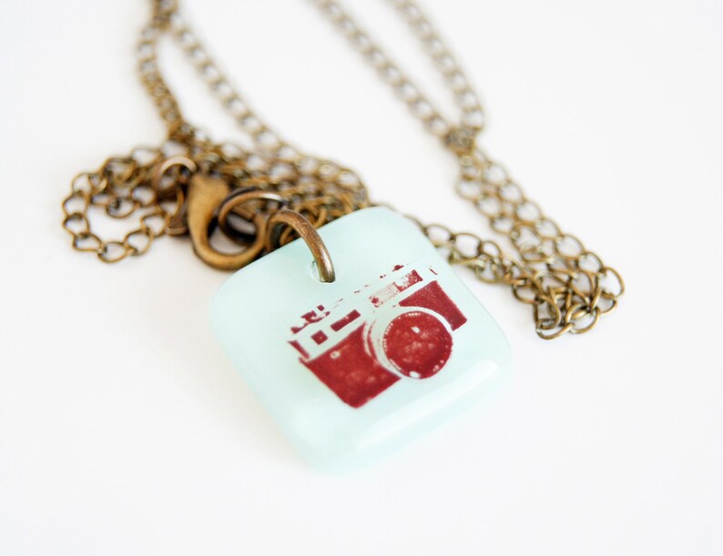 35mm Film Camera Necklace photographer gift vintage camera | Etsy
