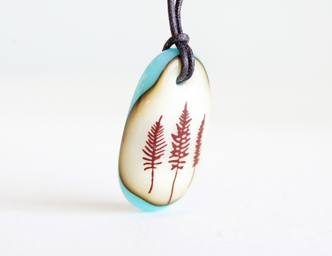 Fern Leaf Necklace - Fern Leaf Jewelry, Nature Lover Gift, Fern Leaves ...