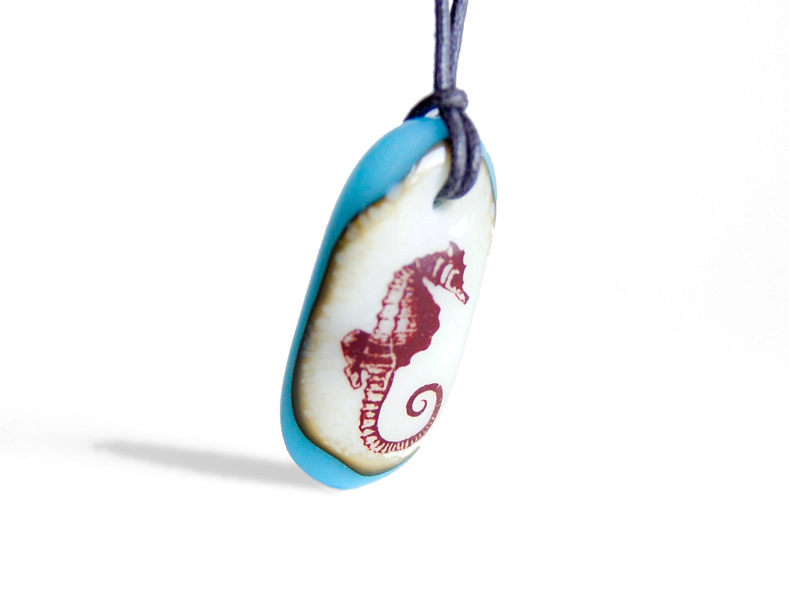 Seahorse Necklace Ocean Jewelry Marine Creature Nautical Sea - Etsy