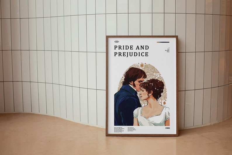 Pride and Prejudice Movie Poster, Pride and Prejudice Wall Decor, Pride ...